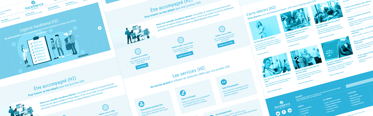 Conception de prototype pour site internet